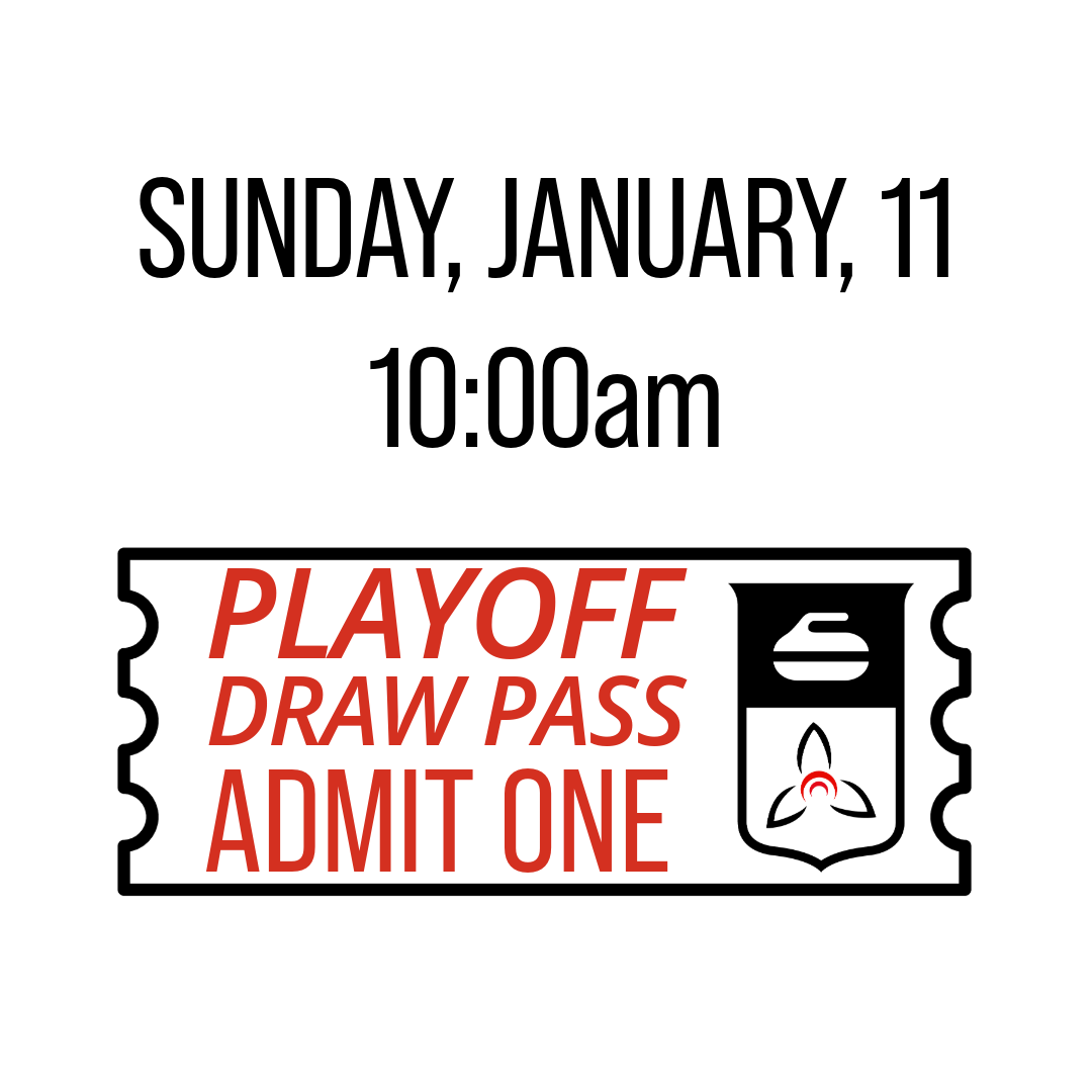 Draw #19 - Single Playoff Draw Ticket - Curling Ontario